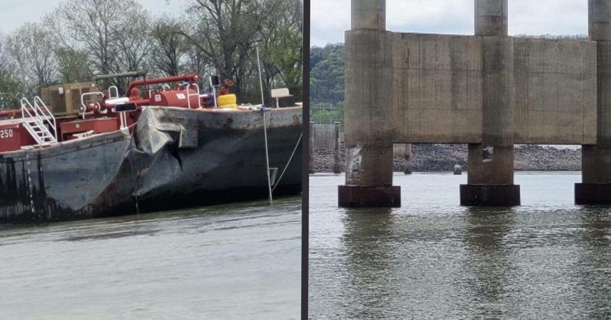 Barge strikes Oklahoma bridge, shutting down highway traffic | Just The ...
